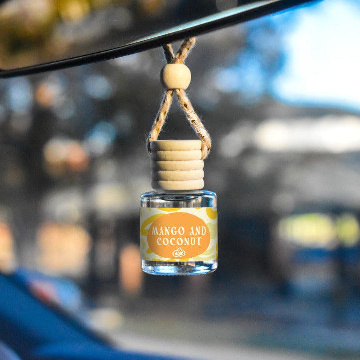 Mango and Coconut Scented Car Air Freshener | SkyeLight